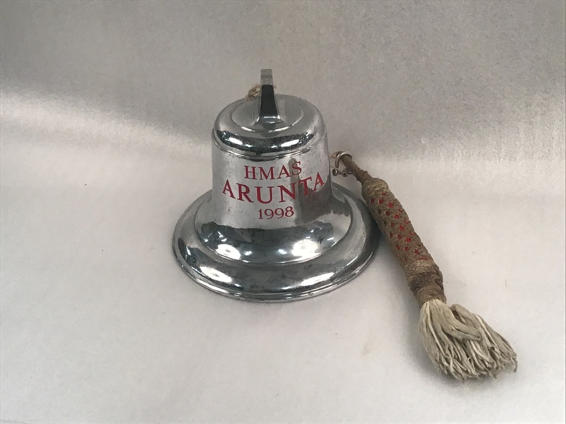 Ship’s Bell and Bell Rope; HMAS Arunta II; NAVY-15160-00 | eHive