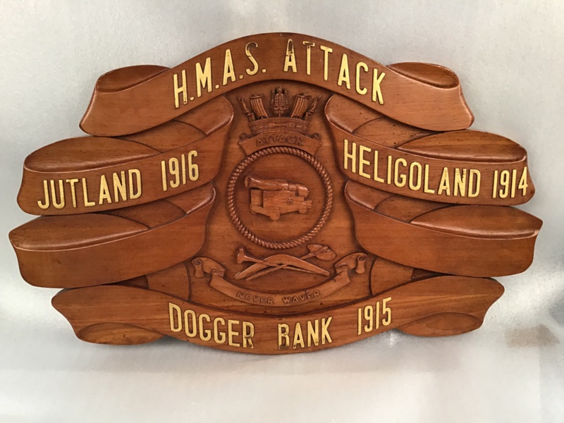 Battle Honours Board; HMAS Attack; NAVY-739-00 | eHive