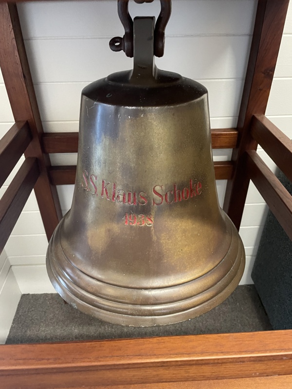 SS Klaus-Schoke ship's bell; Not Known; 1938; 71162 | eHive