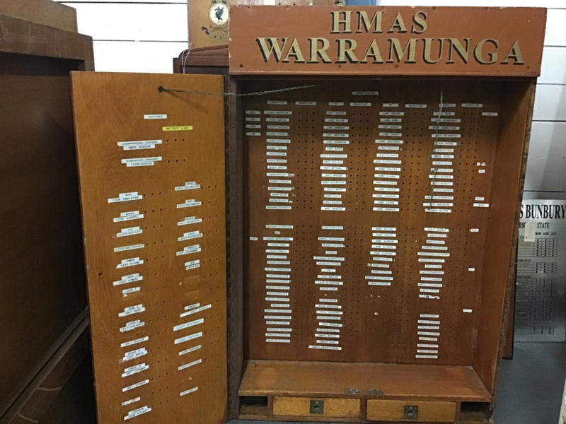 Leave Board; HMAS Warramunga II; NAVY-4387-00 | eHive