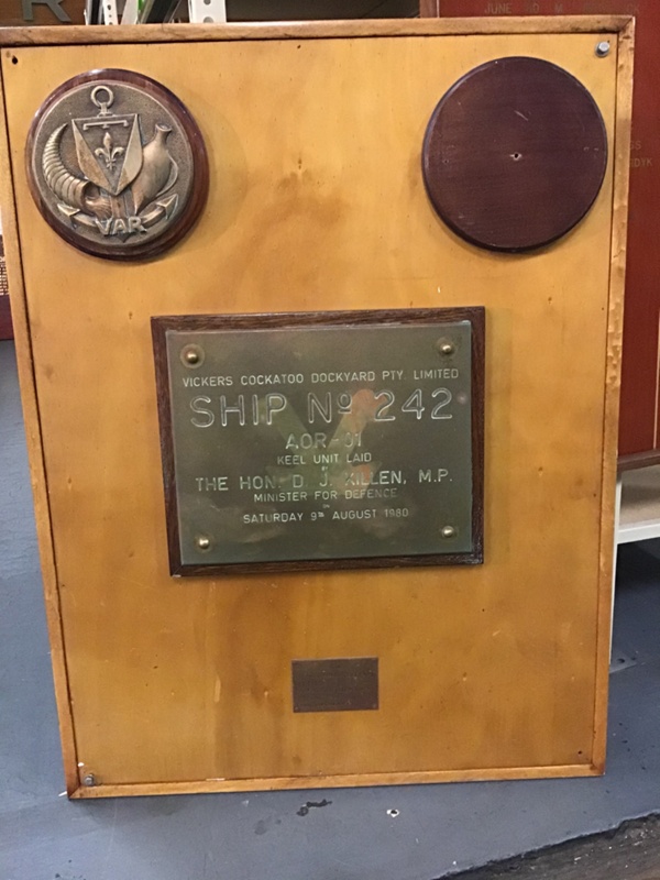 Makers Plate; HMAS Success II; NAVY-15653-00 | eHive
