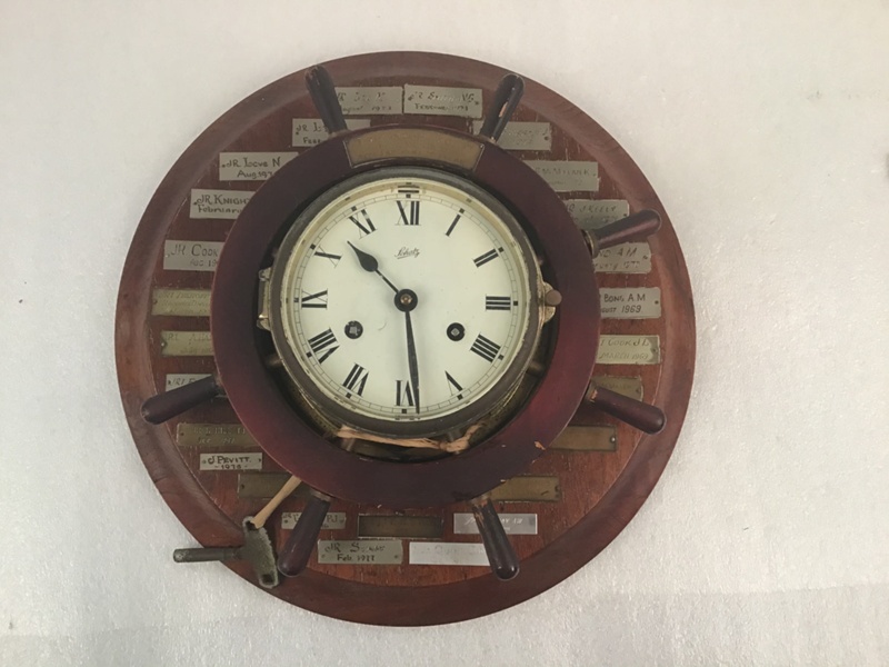 Tomlinson Trophy for Boxing; Clock; HMAS Leeuwin; 1964-1977; NAVY-1178 ...