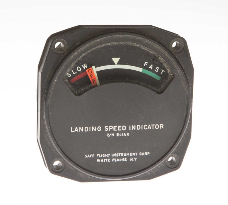 Landing Speed Indicator; Safe Flight Instrument Corp, White Plains, USA ...