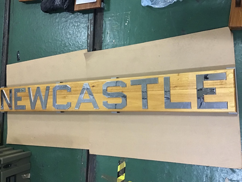 Name Board; HMAS Newcastle; NAVY-15166-00 | eHive