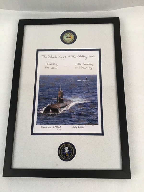 Presentation; Photograph; USS Key West; HMAS Rankin; 2006; NAVY-15734 ...