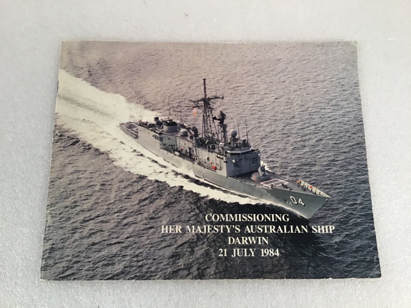 Booklet; Commissioning; HMAS Darwin; 1984; NAVY-15490-00 | eHive
