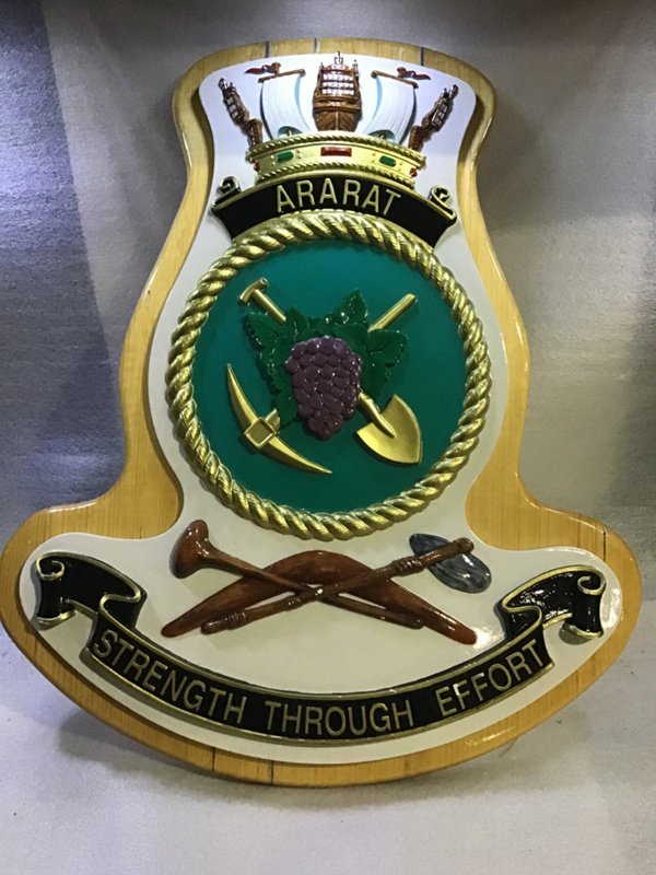 Ship’s Badge; HMAS Ararat II; NAVY-15683-00 | eHive