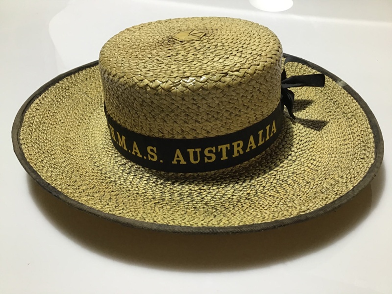 Sennit Hat - HMAS Australia ; Circa 1920’s; NAVY-1471-00 | eHive