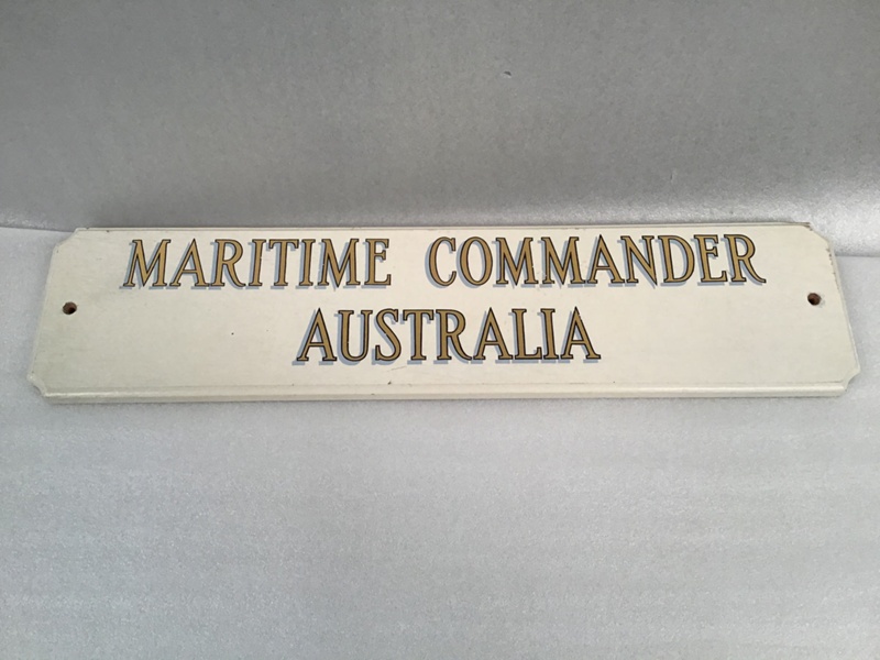 Sign; Maritime Commander Australia; NAVY-3030-00 | eHive