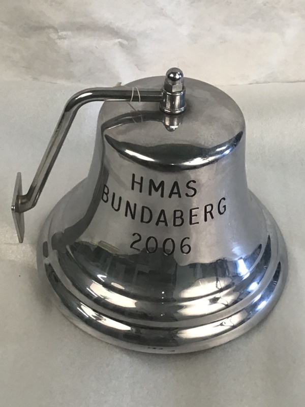 Ship’s Bell with clapper; HMAS Bundaberg 2006; NAVY-4737-00 | eHive