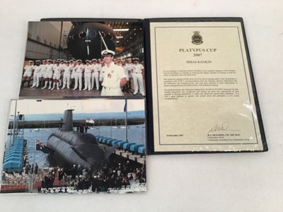 Certificate; Platypus Cup; Inaugural Recipient; HMAS Rankin; 2007; NAVY ...