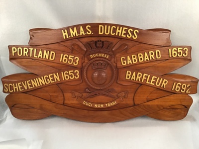 Battle Honours Board; HMAS Duchess; NAVY-842-00 | eHive