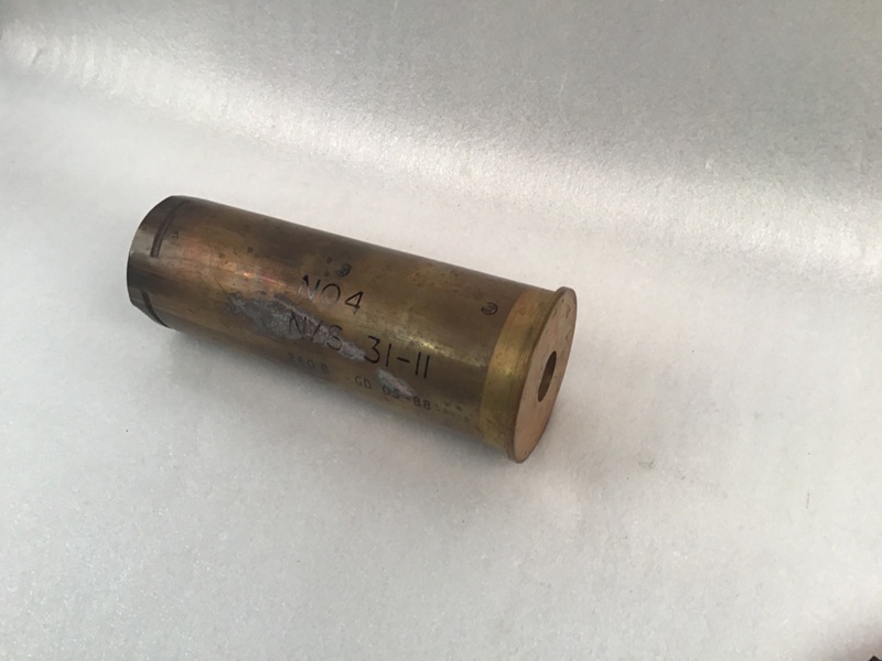 Brass Shell Case; HMAS Kanimbla II; c. 2005; NAVY-1852-00 | eHive