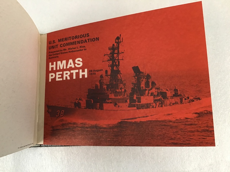 Book; U.S. Navy Unit Commendations; Vietnam War; HMAS Hobart II; HMAS ...