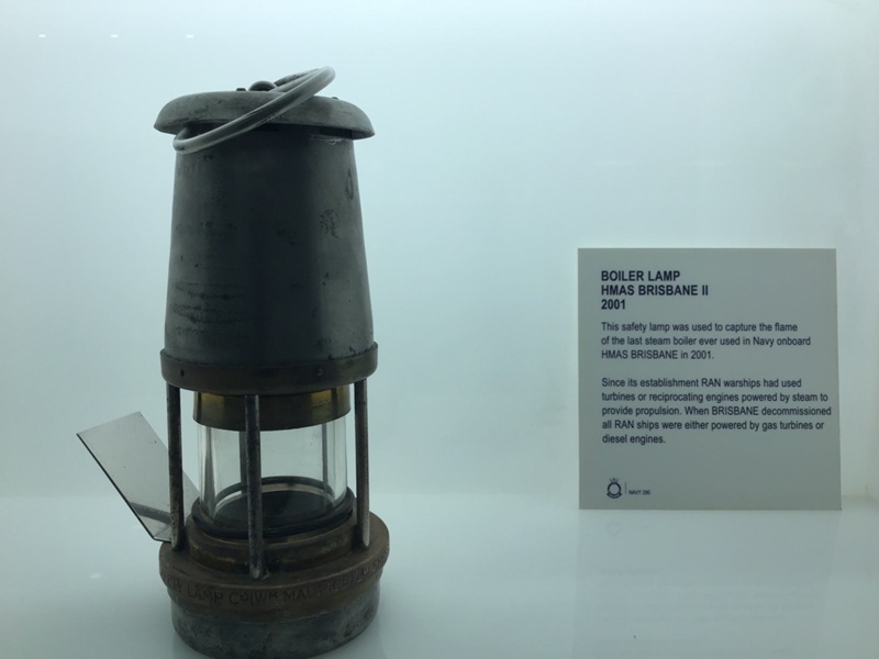 Boiler Lamp; The Final flame; HMAS Brisbane II; 2001; NAVY-290-00 | eHive