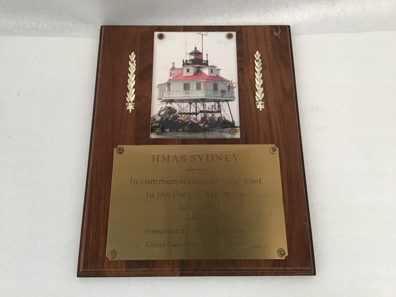 Presentation; Photograph; Plaque; HMAS Sydney IV; 2009; NAVY-15591-00 ...