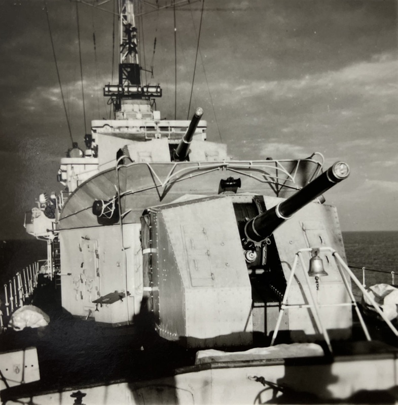 Photograph: Foredeck of HMS Ulster: ZAMMIT Collection ; 1952; RANHC ...