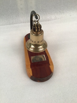 Presentation; Ship’s Bell; Launching; HMAS Kiama; 1943; NAVY-2570-00 ...