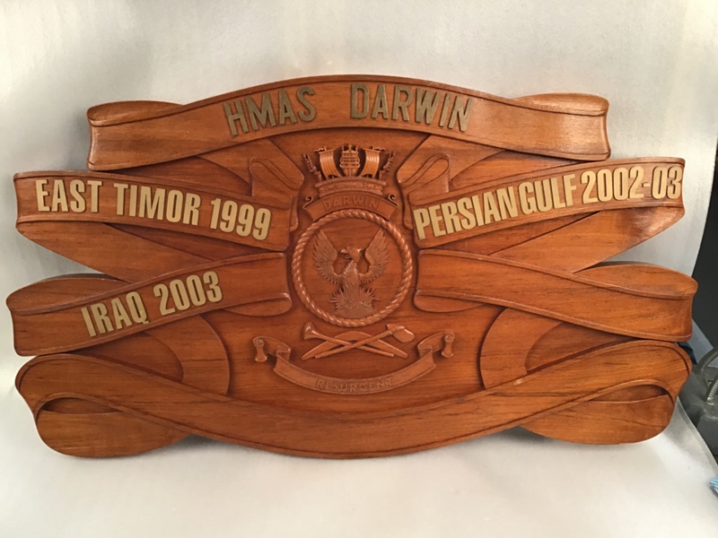 Battle Honour Board; HMAS Darwin; NAVY-15267-00 | eHive
