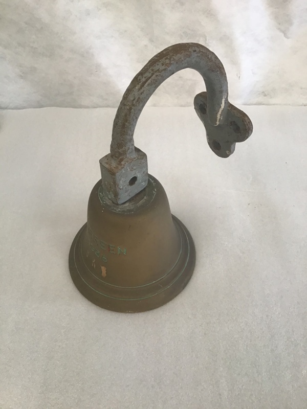 Ship’s Bell with bracket; HMAS Warreen 1938; NAVY-15033-00 | eHive