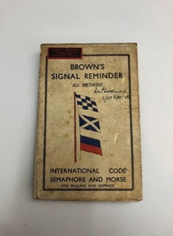 Covering "International Code, Semaphore and Morse Code". ; 1944; NAVY ...