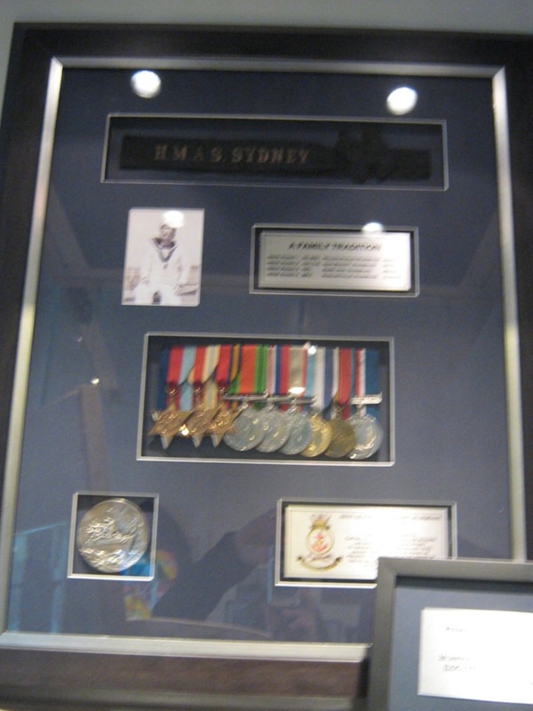 Medal set; Collage; Hildebrand Family; HMAS SYDNEY; ; 1914-2000; 51037 ...