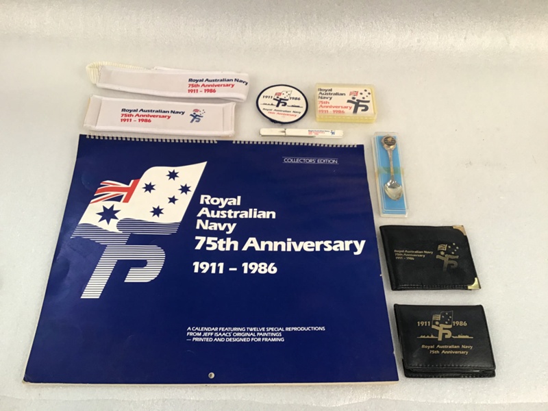 Collection; Memorabilia; Royal Australian Navy; 75th Anniversary; 1911 ...