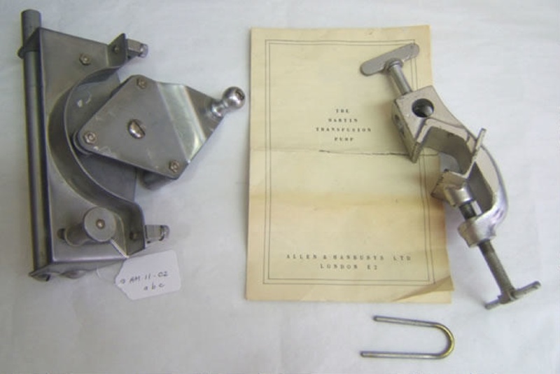 'The Martin Transfusion pump'; AM.11.02 a - c | eHive