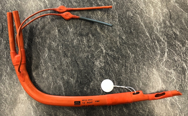Ritchie Collection; Endotracheal tubes; Bryce-Smith double-lumen tube ...