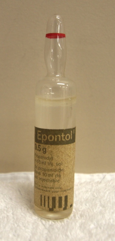 Ritchie Collection; Intravenous anaesthetics; Propanidid (Epontol) ; RC ...