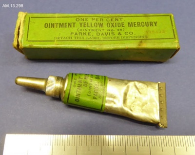 OINTMENT YELLOW OXIDE MERCURY; AM.13.298 | eHive