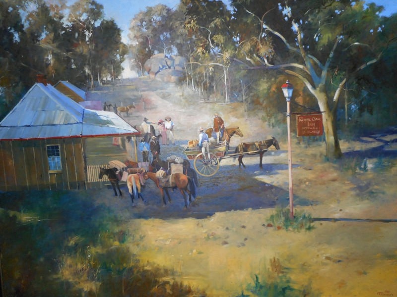 Painting Two "Arrival of Capissote" in the series "The Death of ...