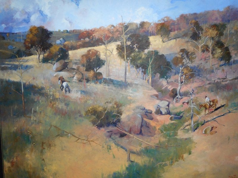 Painting Five "The Chase" in the series "The Death of Thunderbolt ...