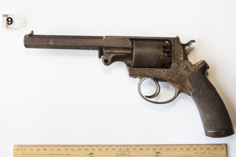 Beaumont Adams Revolver .442 calibre; Beaumont Adams; 1850; 2004.11.161 ...