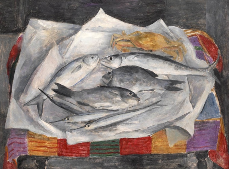 Still life with seafood; Margaret Olley; 1948 | eHive