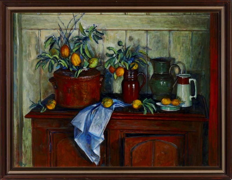 Still life with lemons; Margaret Olley; 1981 | eHive