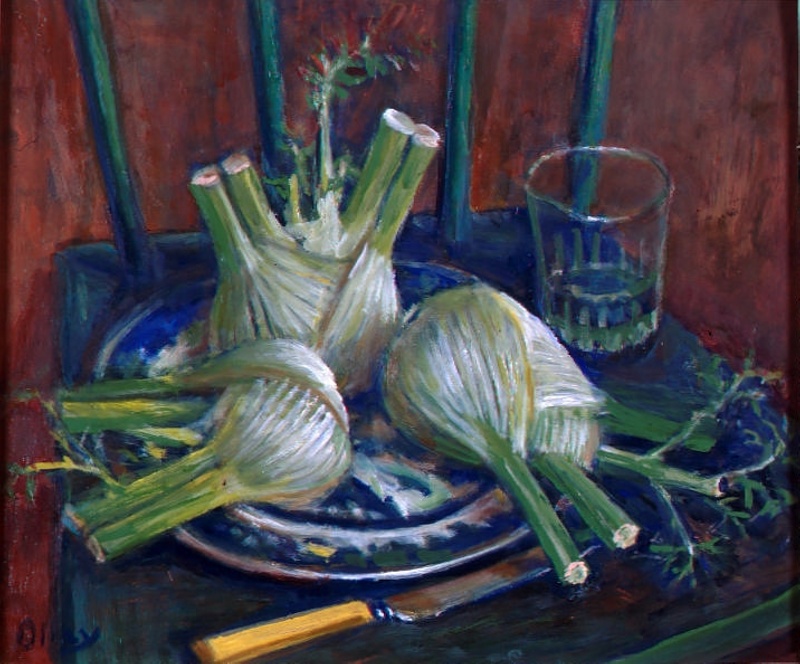 Fennel and glass; Margaret Olley; 1990 | eHive