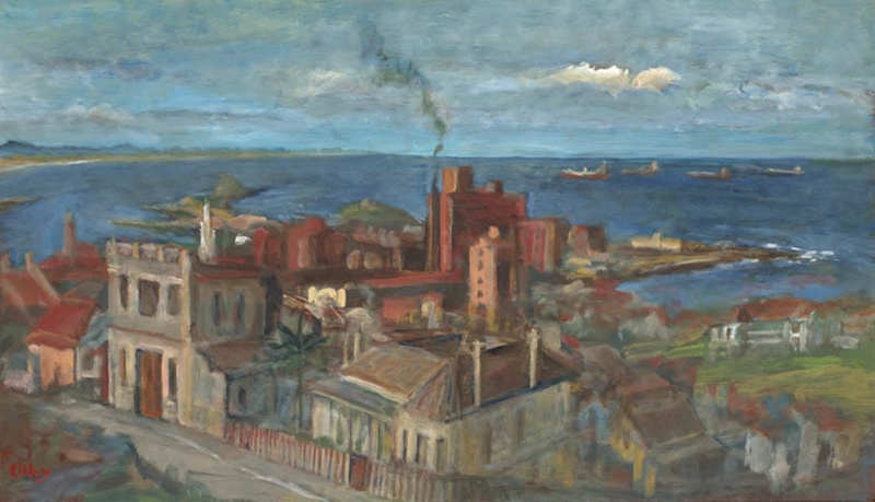 From the Obelisk, Newcastle; Margaret Olley; 1974 | eHive