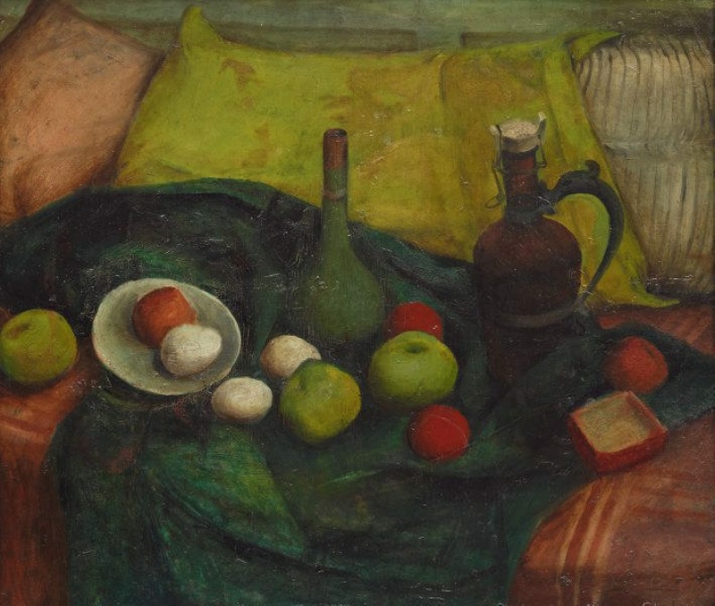 Still life in green; Margaret Olley; 1947; 14 | eHive