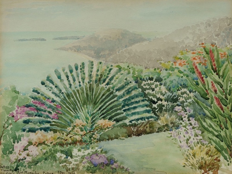 Geoffrey Elworthy's garden, Port Moresby, Papua 1 Dec. 1969 ; Margaret ...