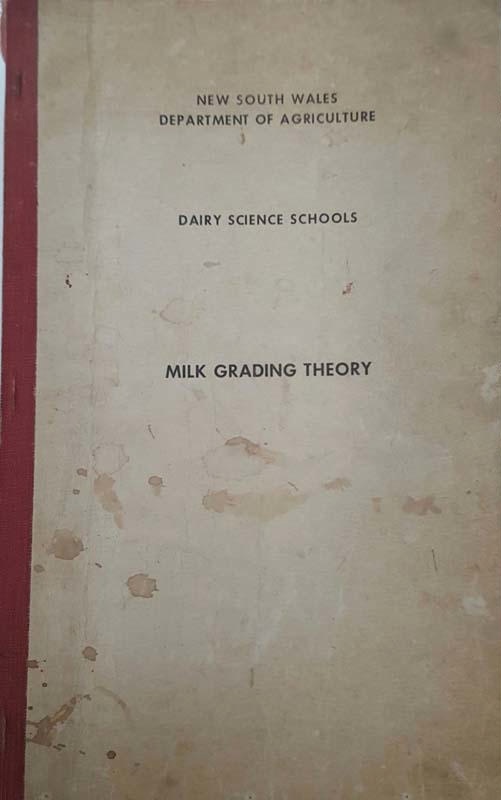 Milk Grading Theory ; NSW Department of Agriculture; 018/011 | eHive