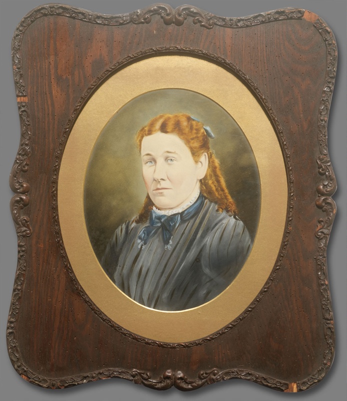 Framed portrait, Elizabeth 'Posie" Russell; Unknown; 000/454 | eHive