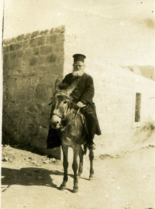 Photograph: "Greek Monk, Jericho"; 1918; 018/004m | eHive