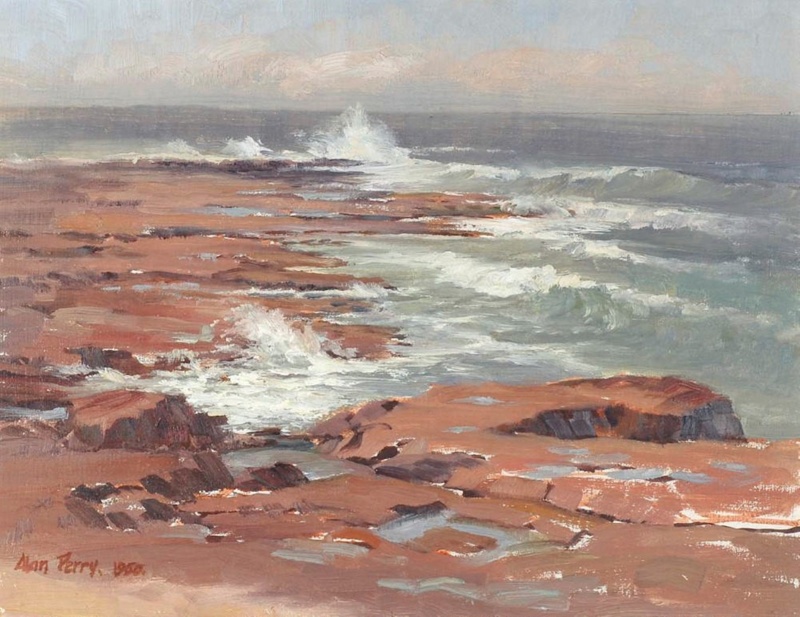 Coastal Rocks, Lake Illawarra District; Alan A. PERRY; 1950; 1950_3 | eHive