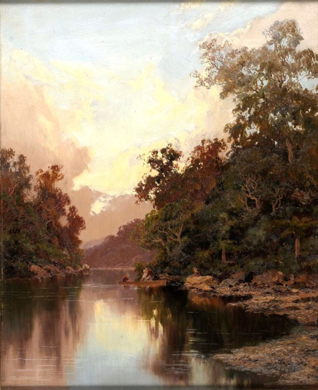 Hacking River, NSW; W.C. PIGUENIT, 1836-1914; n.d.; 1945_17 | eHive