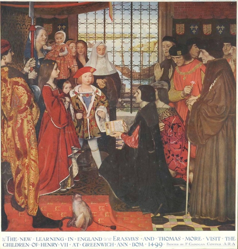 Erasmus and Thomas More visit Henry VII’s children; Cadogan COWPER ...