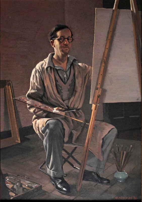 Self Portrait; Herbert BADHAM, 1899-1961; 1936; 1937_12 | eHive