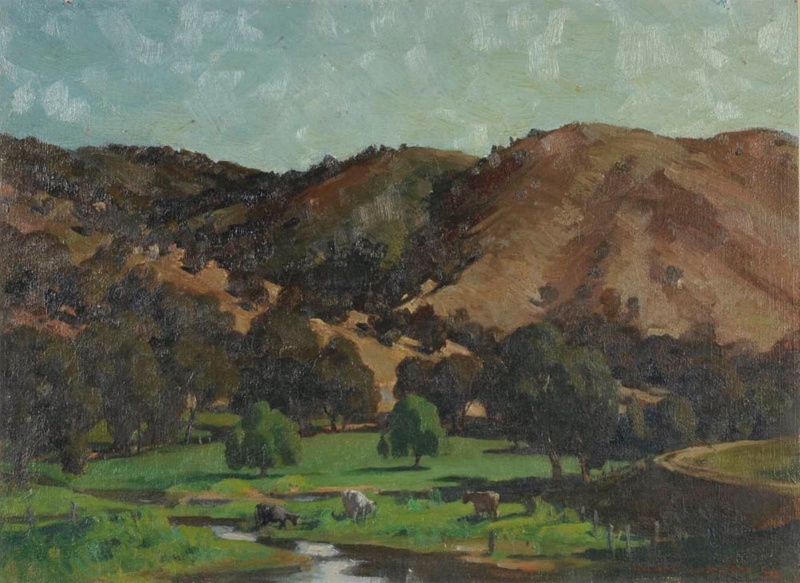 Landscape; Daryl LINDSAY, 1889-1976; 1928; 1943_50 | eHive
