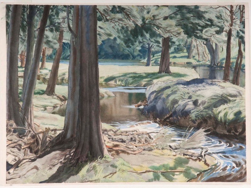 Backwater; Alfred COOK, 1907-1970; 1945; 1945_48 | eHive