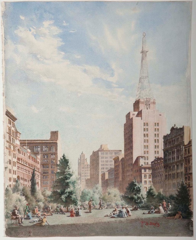 Wynyard Square, Sydney; F.S. DAVIS, 1880-1920; n.d.; 1939_99 | eHive